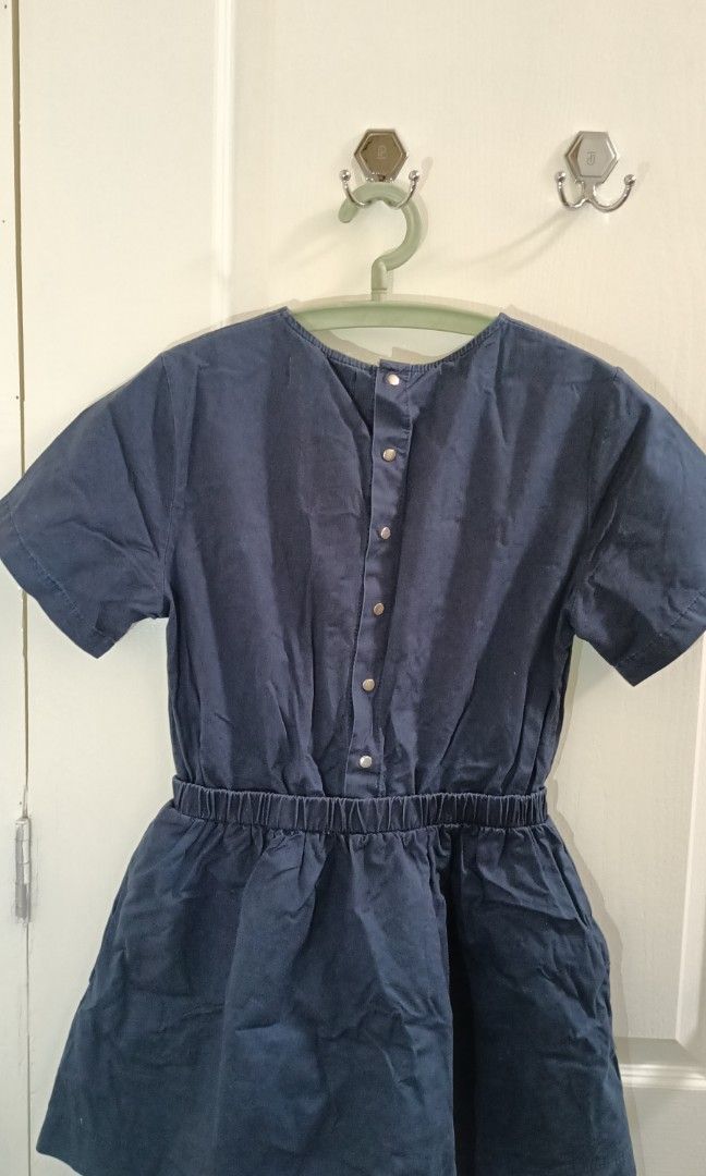 Navy blue dress (Palda Short) on Carousell