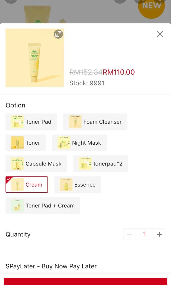 [New] Cica X Hyalun - Vital Cream, Beauty & Personal Care, Face, Face ...