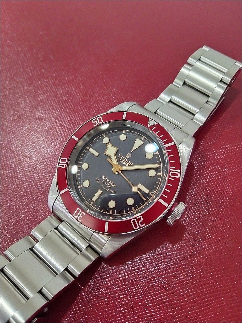 Reserved Tudor Rose black bay, smiling face, ref 79220, Luxury, Watches ...