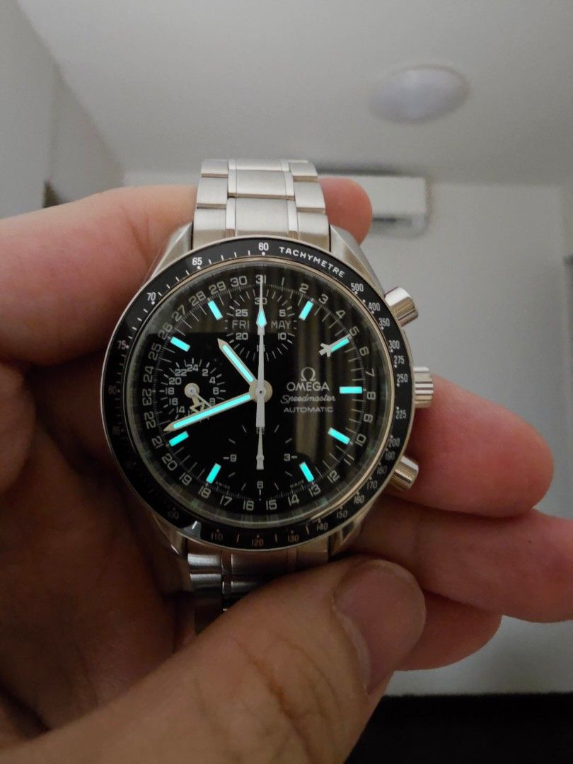 Omega Speedmaster reduce day date, Luxury, Watches on Carousell