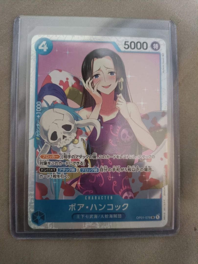 One Piece Card OP01 Boa Hancock SR, Hobbies & Toys, Toys & Games on ...