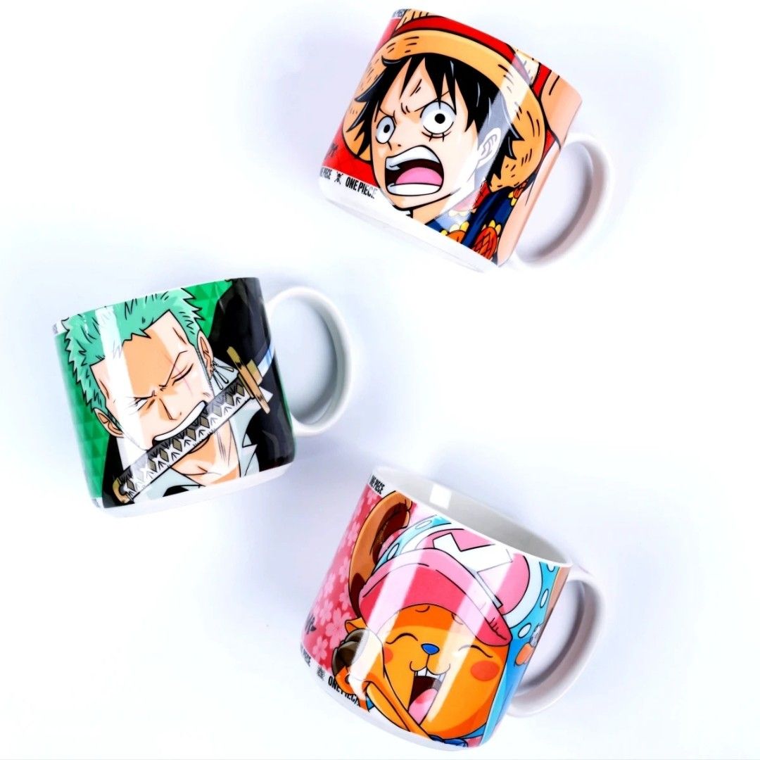 One Piece Mugs Monkey D Luffy - Roronoa Zoro - Tony tony chopper ...