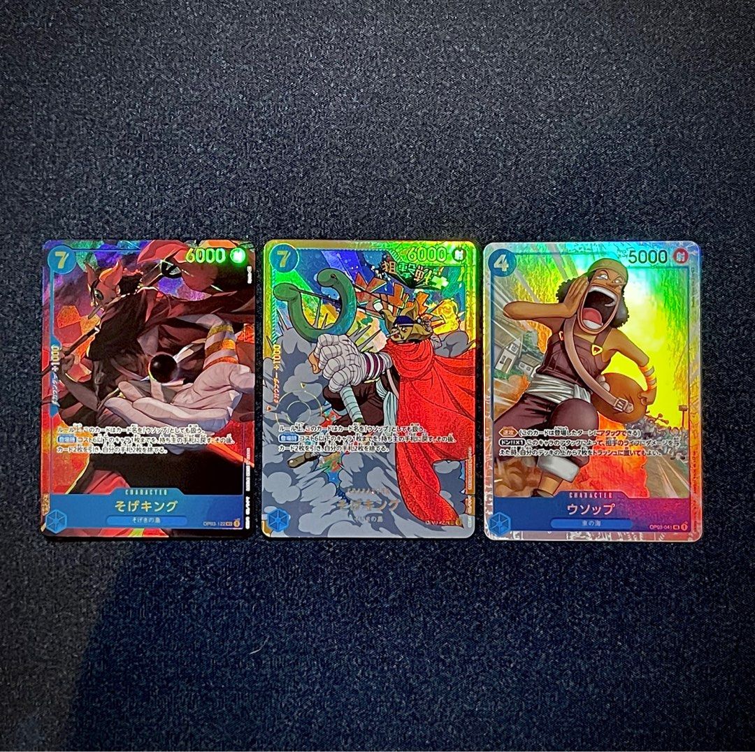One piece trading card Ussop/Sogeking Set., Hobbies & Toys, Toys ...