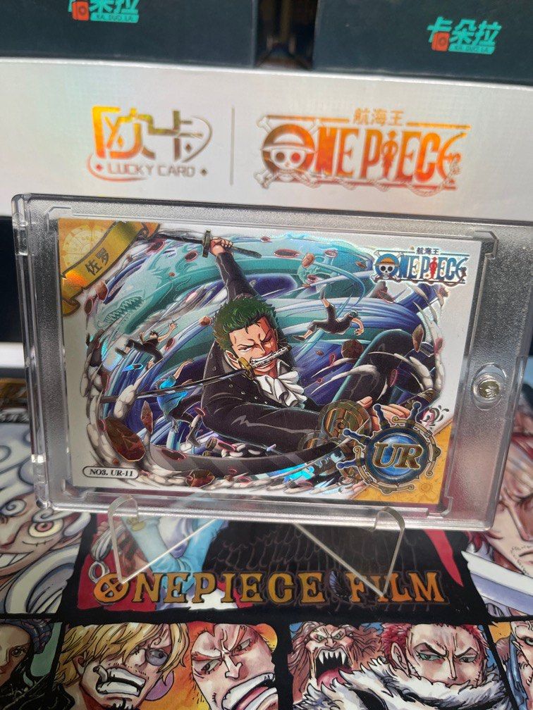 One Piece Zoro Collection Cards, Hobbies & Toys, Toys & Games on Carousell