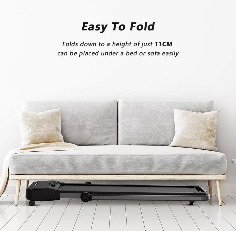 OneTwoFit Foldable 2.5HP Treadmill 12km/h WalkingPad Professional Incline Home Gym OT0348 ...