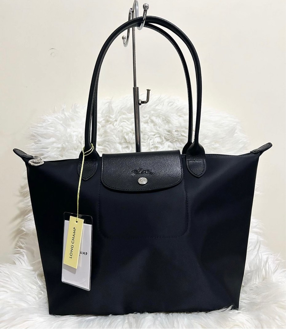 Original longchamp planetes small lh in black, Luxury, Bags & Wallets ...