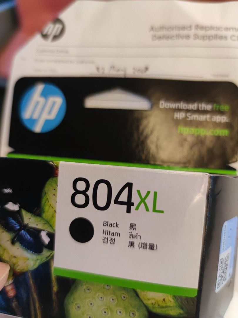 Original Sealed HP 804 XL black ink genuine Hewlett Packard not colour, Computers & Tech ...
