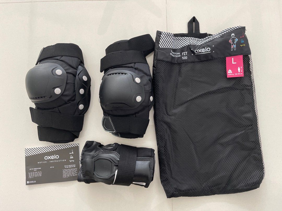Oxelo (Knee, Elbow and Palm) protectors, Sports Equipment, Sports ...