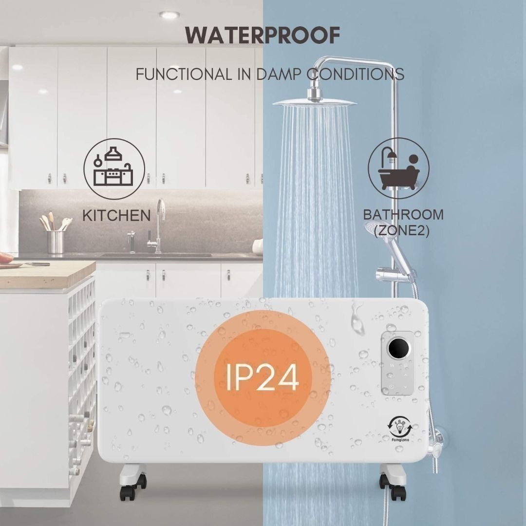 Panel Heater Radiator Wall Mounted Convector - FAM famgizmo 1800W WIFI ...