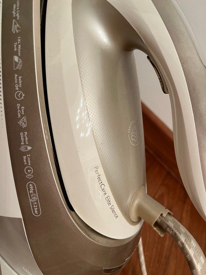 Philips Steam Iron PerfectCare Elite Silence, TV & Home Appliances ...