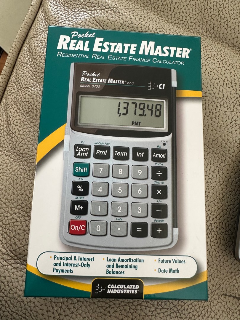 Pocket Real Estate Master Calculator, Mobile Phones & Gadgets, Other ...