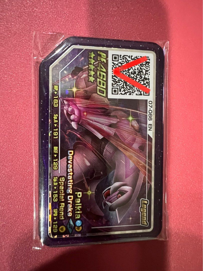 Original Pokemon gaole set 1 Palkia Z move 5 star, Hobbies & Toys, Toys ...