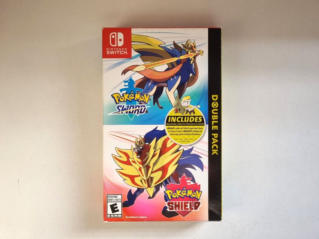 Pokemon Sword and Pokemon Shield Double Pack [Nintendo Switch], Video ...