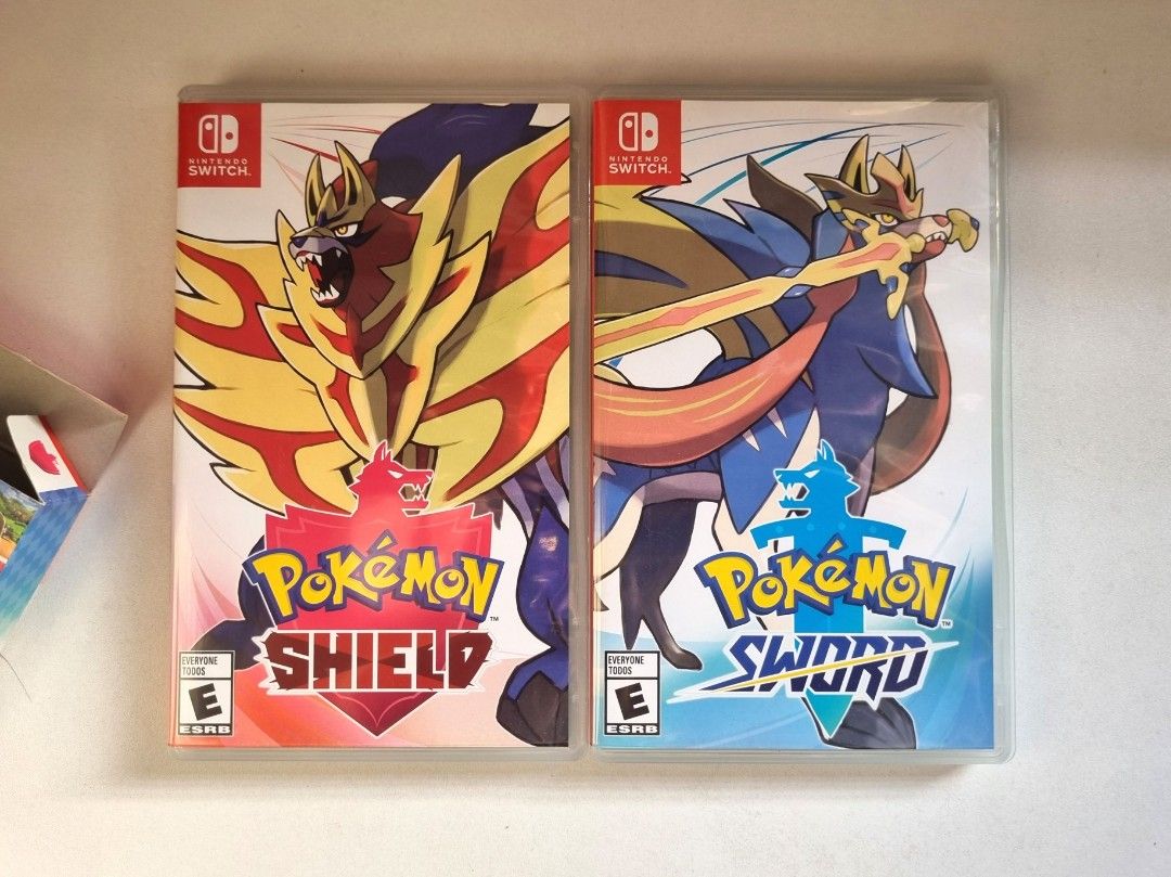 Pokemon Sword and Pokemon Shield Double Pack [Nintendo Switch], Video ...
