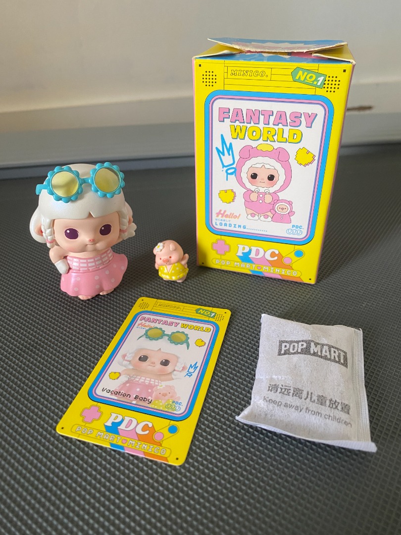 POP MART Minico Fantasy World Series Blind Box Vacation Baby, Hobbies ...