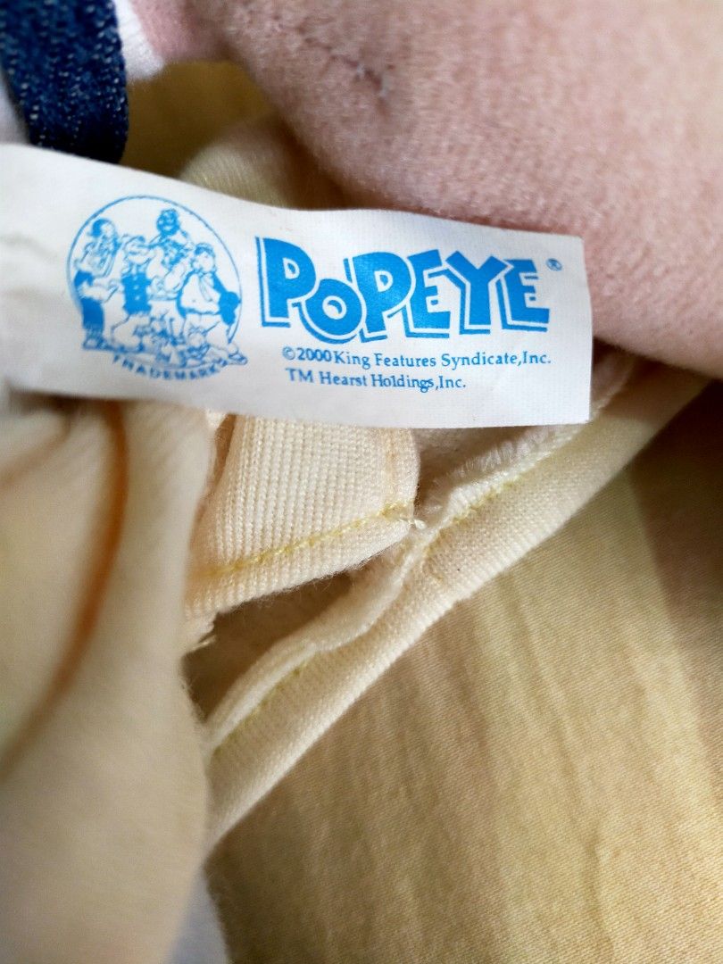 Popeye the sailor man 2000 King Features Syndicate Inc. Trademark on ...
