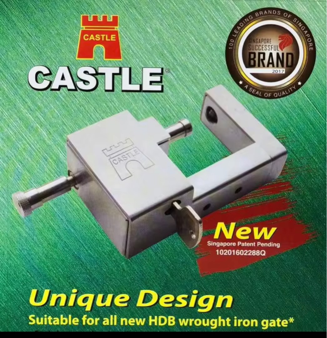 Premium Castle gate lock, Furniture & Home Living, Security & Locks ...