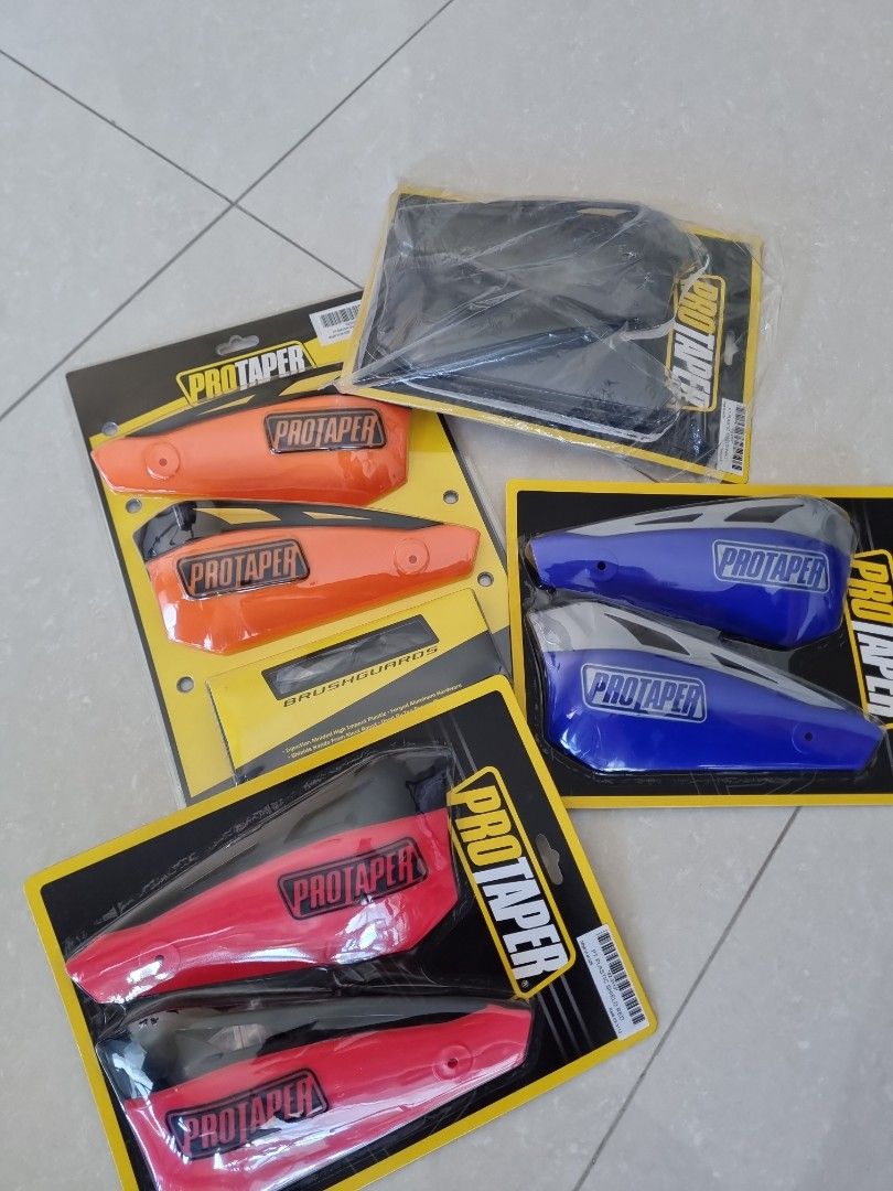 Protaper lightweight bush hand guards 4 sets, Motorcycles, Motorcycle ...