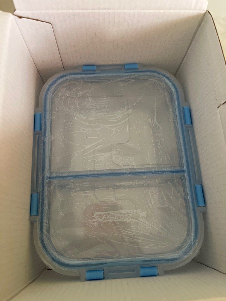 Pyrex 2 piece divided meal box set, Furniture & Home Living ...