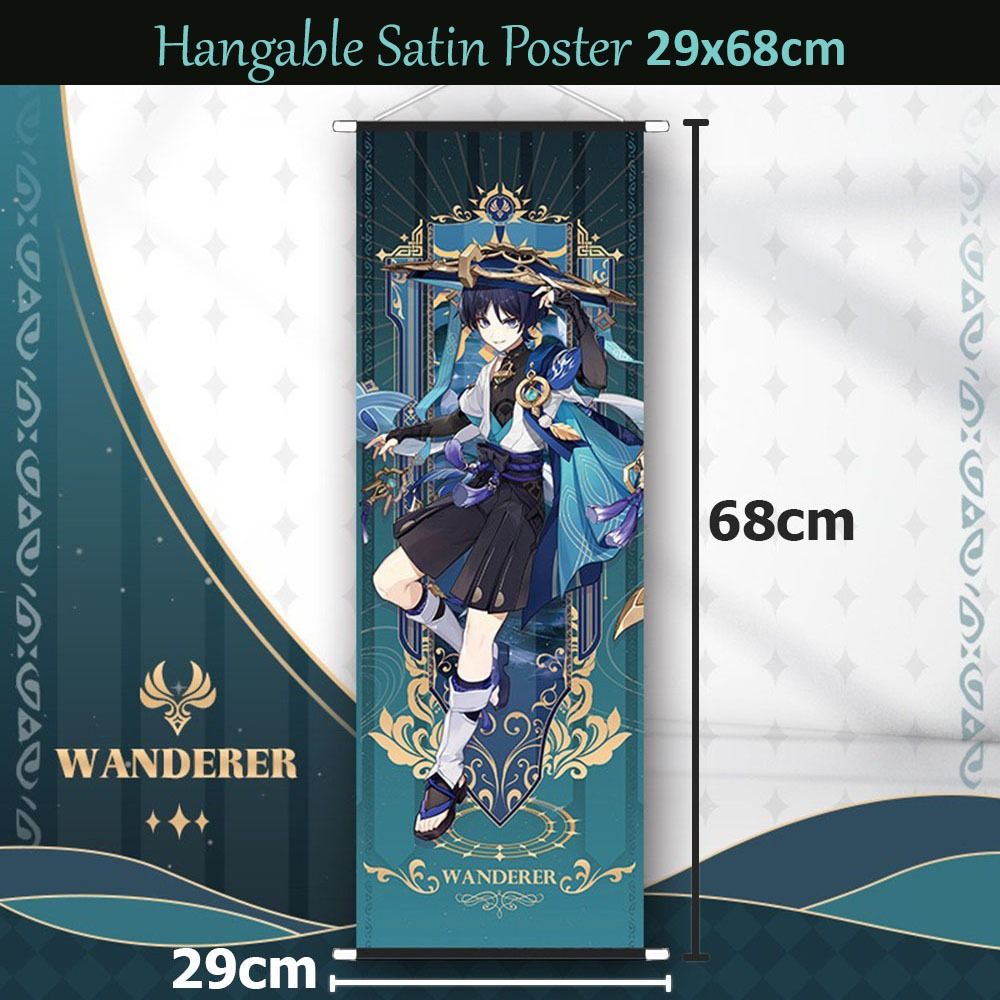 [READYSTOCKS] Genshin Impact Wanderer Merch Set Genshin Wanderer Gift Set Scaramouche Art Print ...