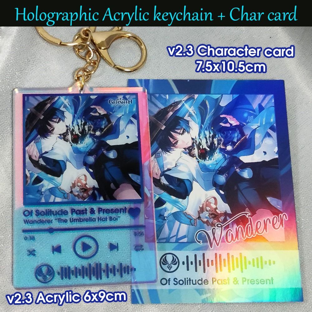 [READYSTOCKS] Genshin Impact Wanderer Merch Set Genshin Wanderer Gift Set Scaramouche Art Print ...