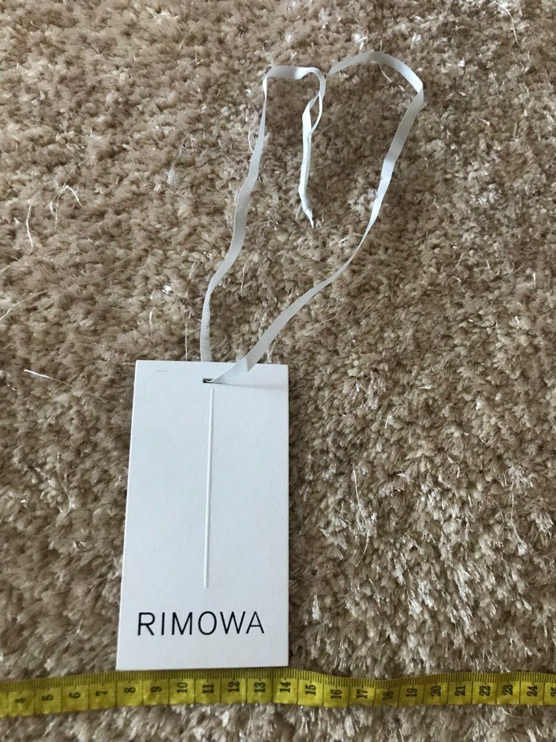RIMOWA luggage tag ori dari koper rimowa essential trunk plus baru loh ...