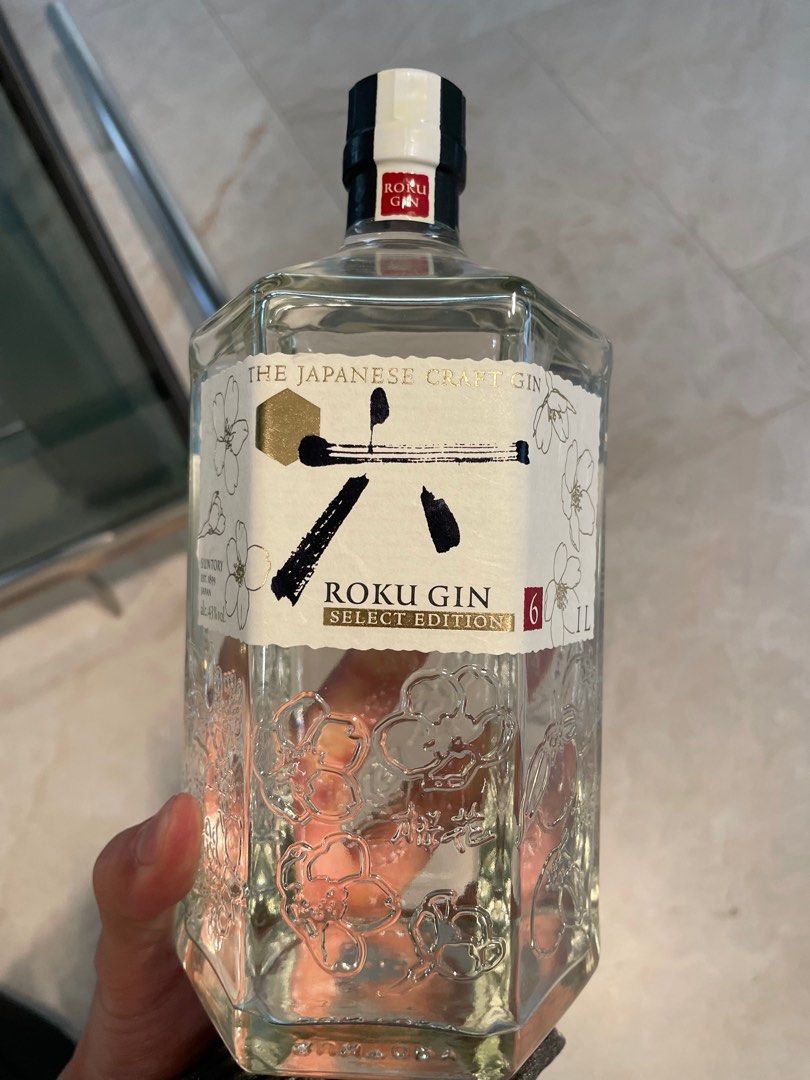 Roku gin 1L NEW, Food & Drinks, Alcoholic Beverages on Carousell