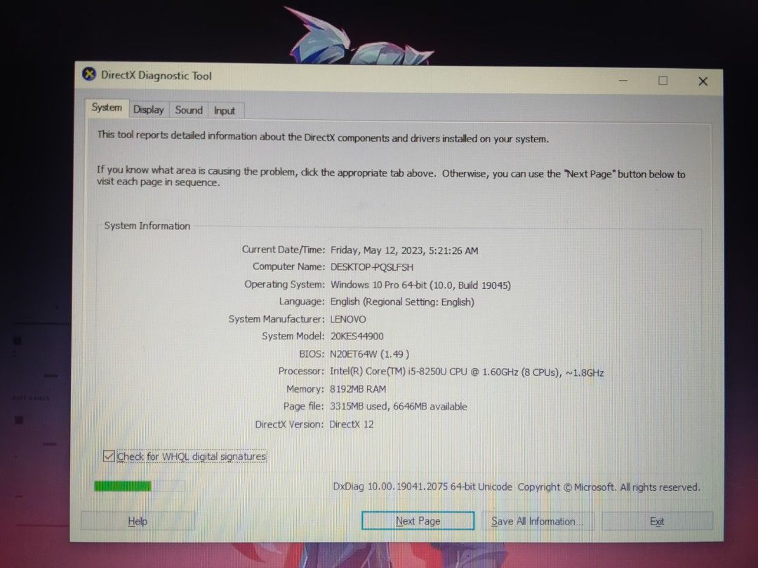 Rush Lenovo Thinkpad X Core I Th Gen Laptop Computers Tech Laptops Notebooks On Carousell