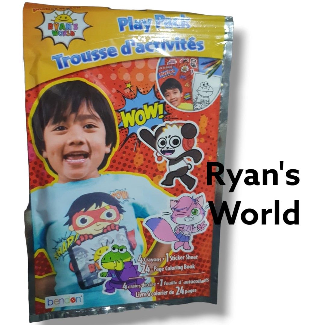 Ryan's World: 3in1 Party Pack, Hobbies & Toys, Stationery & Craft ...