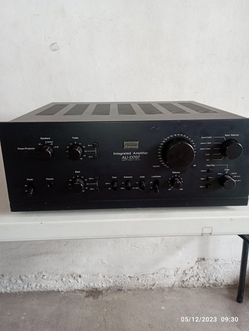 Sansui Au-D707 integrated amplifier, Audio, Soundbars, Speakers & Amplifiers on Carousell