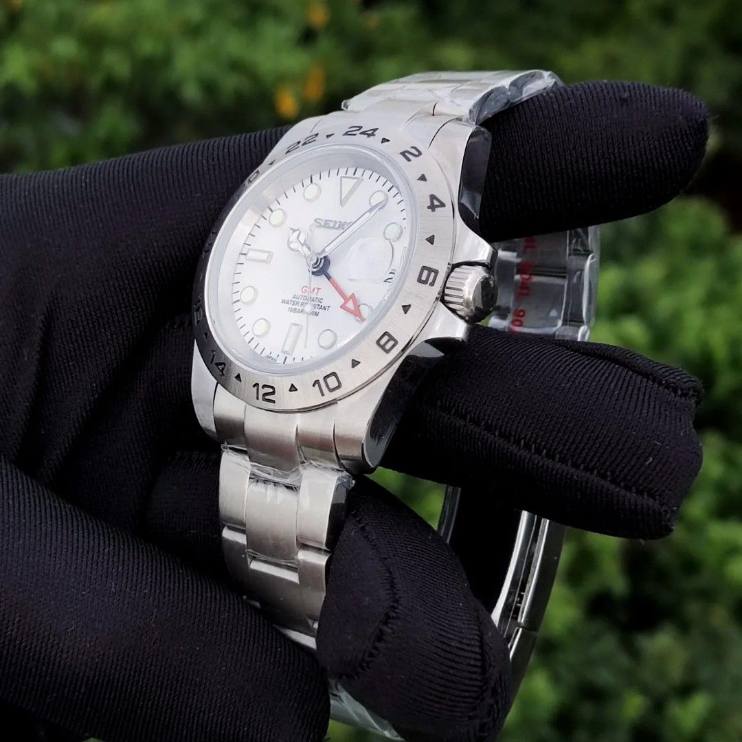 Seikolex Explorer II GMT Mod, Men's Fashion, Watches & Accessories ...