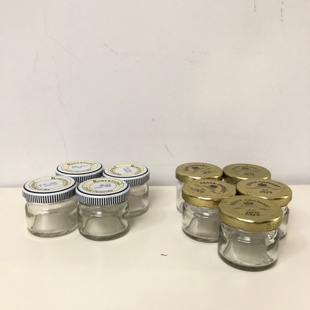[Set of 9] Mini jam jars, Furniture & Home Living, Kitchenware ...