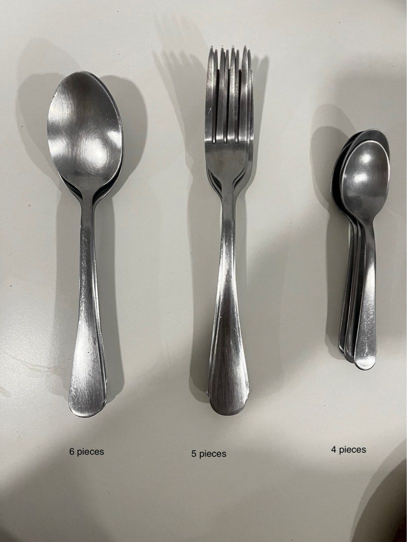 Set of spoons, forks and tea spoons, TV & Home Appliances, Kitchen ...