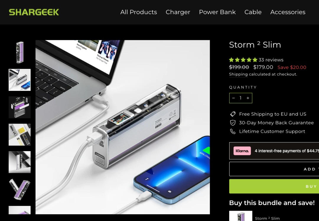 Sharge by Shargeek Powerbank for LAPTOP! 130W, safe for air travel ...