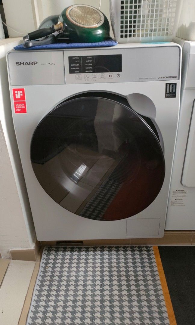 Sharp 7kg Front load washer, TV & Home Appliances, Washing Machines and ...