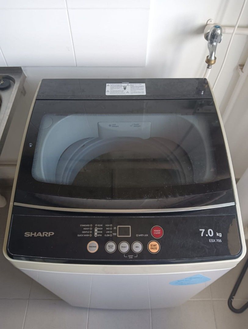 SHARP 7kg washing machine, TV & Home Appliances, Washing Machines and ...