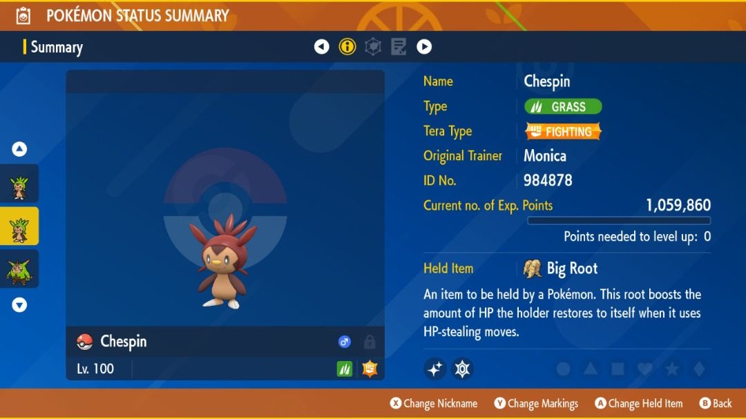 chesnaught nicknames