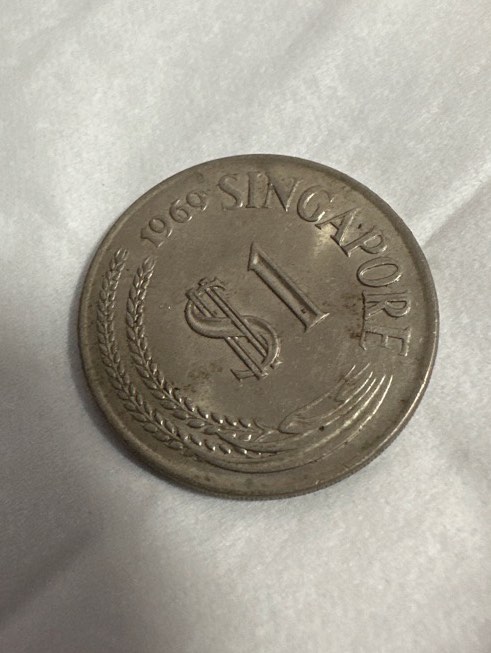 Singapore 1969 S$1 Coin, Hobbies & Toys, Memorabilia & Collectibles ...