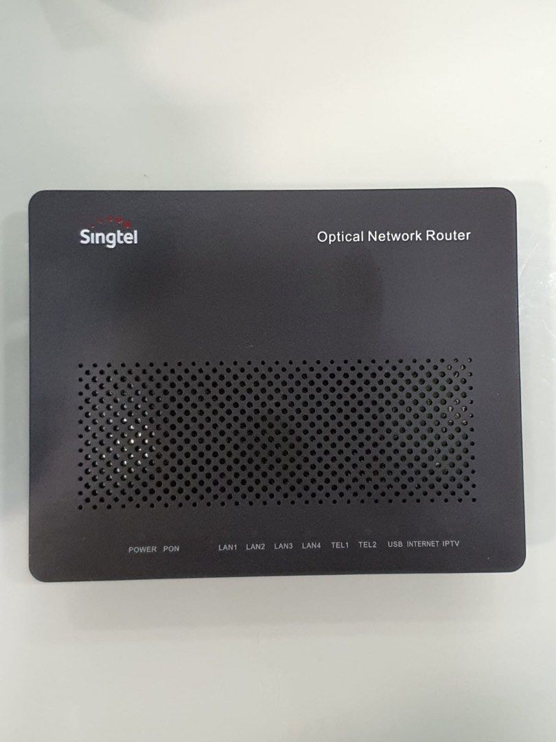 Singtel optical network router, Computers & Tech, Parts & Accessories ...