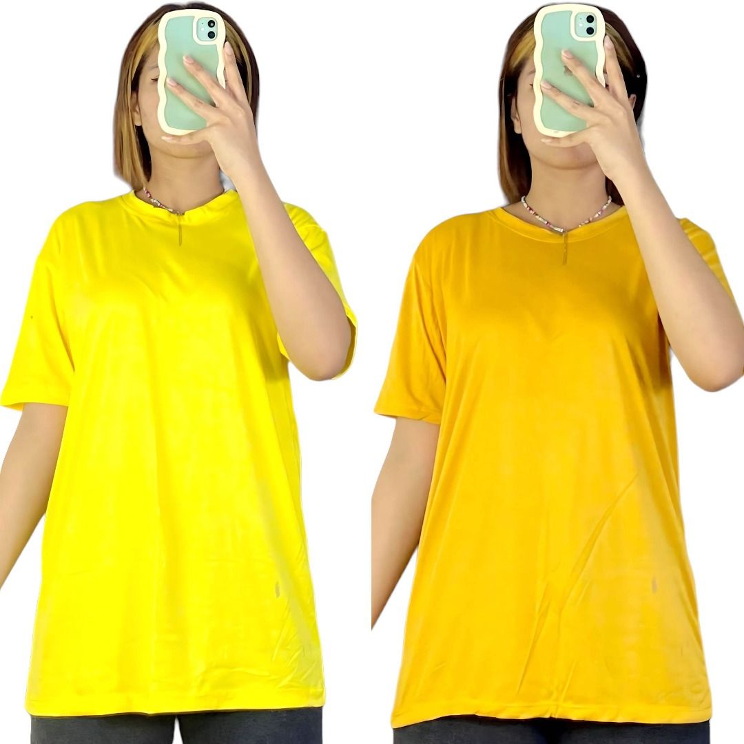 S-L Pastel Color Oversized Korean Ladies Plain TShirt Damit on Carousell