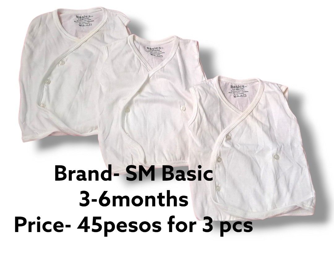 SM white baby clothes on Carousell