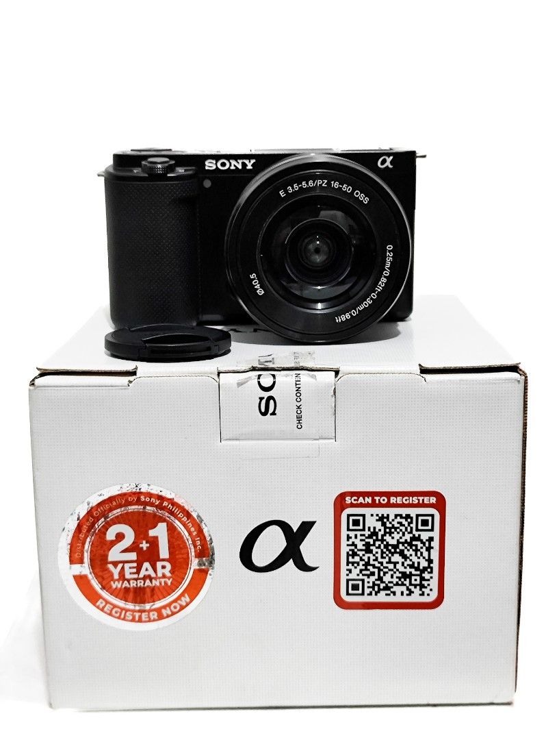 Sony zve10 body good as bnew complete w/ low SC, Photography, Cameras ...