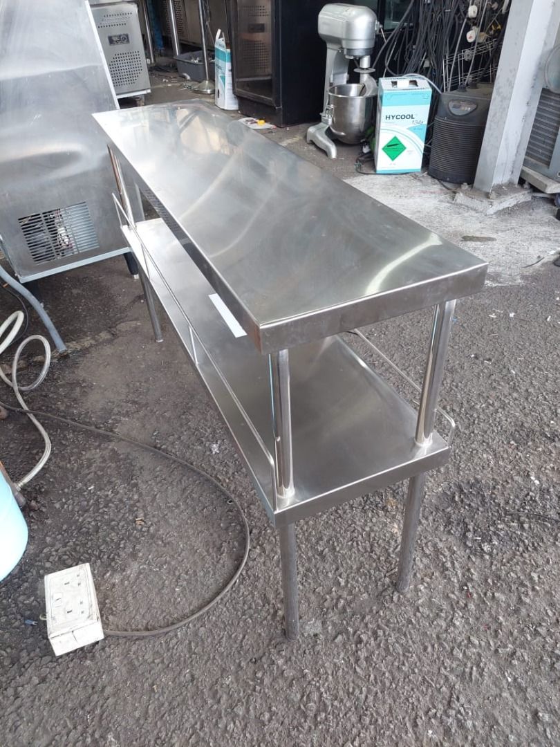Stainless Steel 2 Tier Overhead Shelf, TV & Home Appliances, Kitchen ...