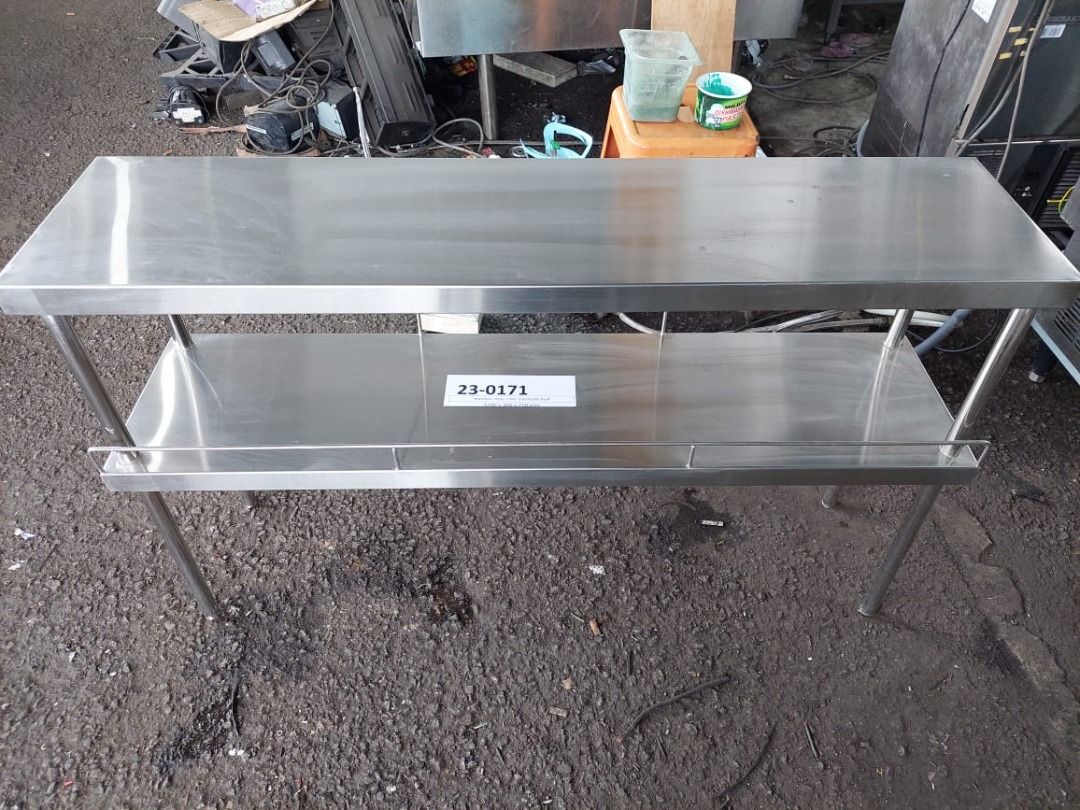 Stainless Steel 2 Tier Overhead Shelf, TV & Home Appliances, Kitchen ...