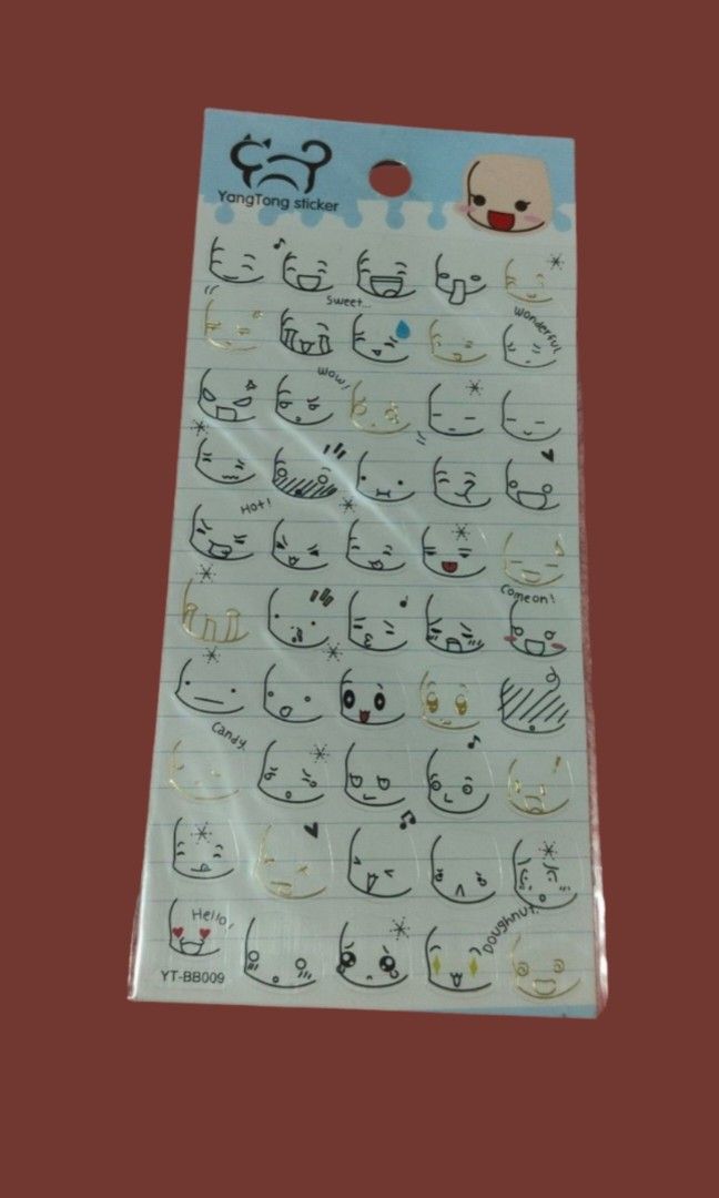 Stickers Expressions, Hobbies & Toys, Stationery & Craft, Other ...