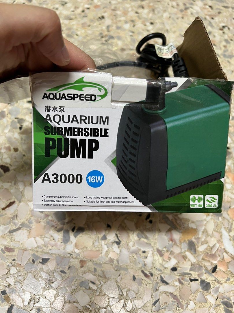 Submersible Pump, Pet Supplies, Homes & Other Pet Accessories on Carousell