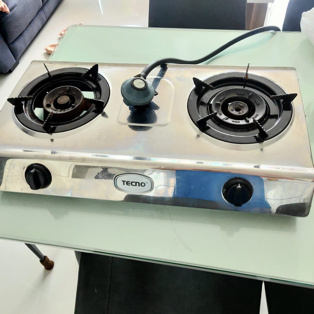 Tecno double burner table cooker, TV & Home Appliances, Kitchen ...
