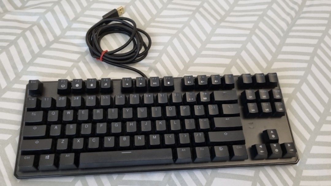 Tecware Phantom TKL 87 keys RGB mechanical keyboard with red switches ...