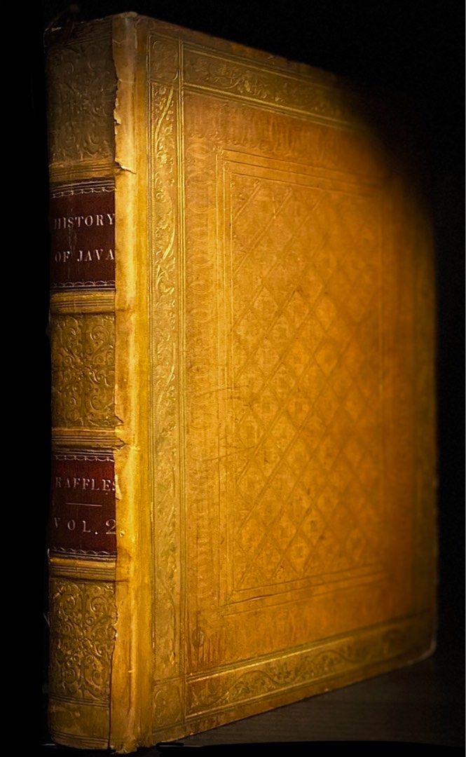 The History of Java by Sir Thomas Stamford Raffles (Antique book, 1st ...