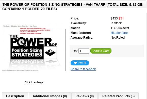 The Power of Position Sizing Strategies - Van Tharp (Total size: 5.12 ...